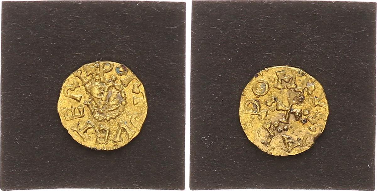 Frankreich/Merowinger Frankreich Merowinger PORTVS VETES Triens ss-vz ...