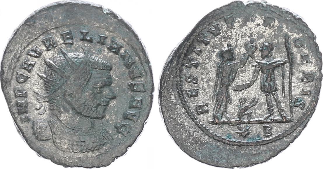 Antike / Römische Kaiserzeit / Aurelianus Antoninian, Silbersud ...