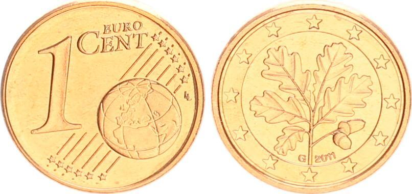 Deutschland 1 Cent 2011 G prägefrisch | MA-Shops