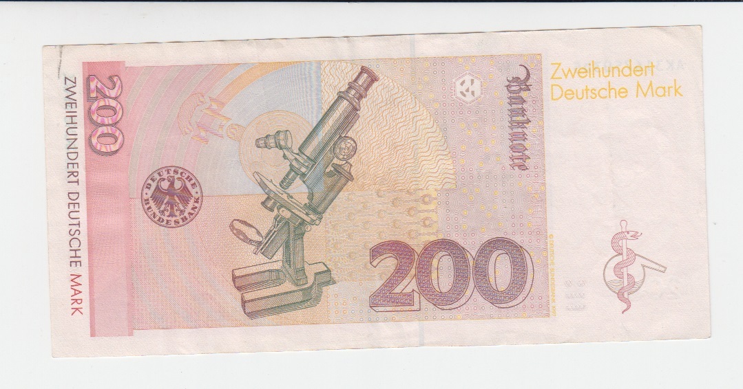 Deutschland 200 DM Banknote 1996 gebraucht | MA-Shops