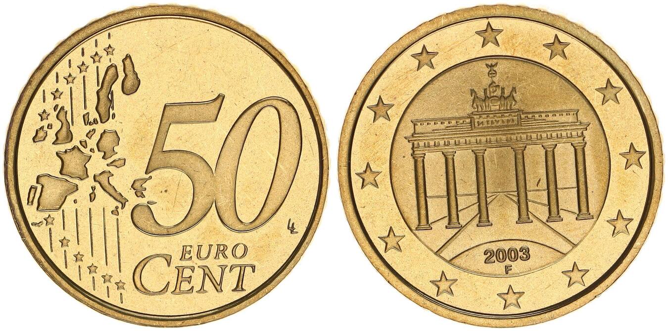 Deutschland 50 Cent 2003 F PP Polierte Platte | MA-Shops
