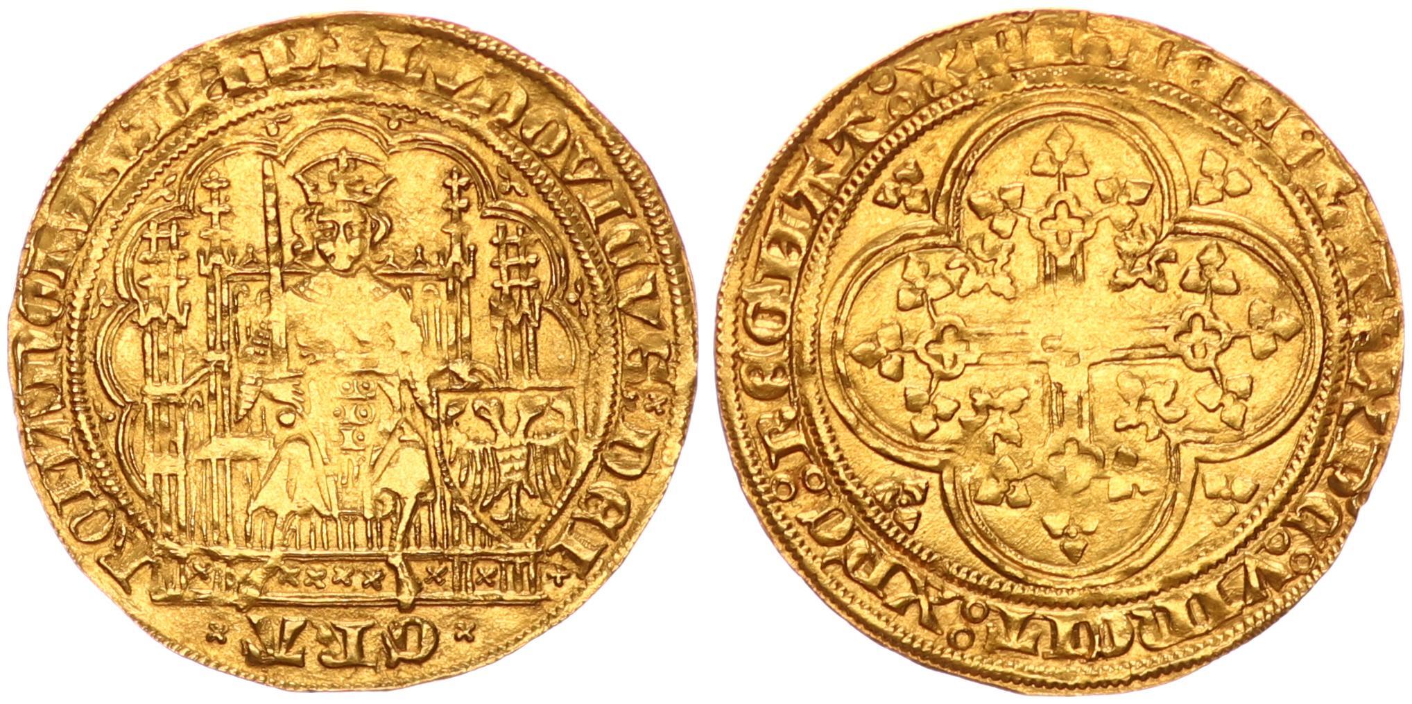 Bayern - Herzogtum Chaise d´or ohne Jahr (1338) Bayern - Ludwig IV ...