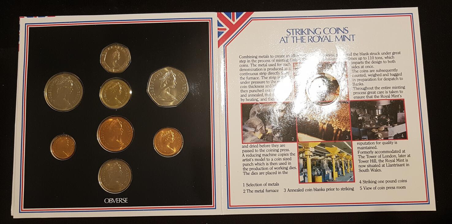 Großbritannien KMS Uncirculated Coin Collection 1983 Including the new ...