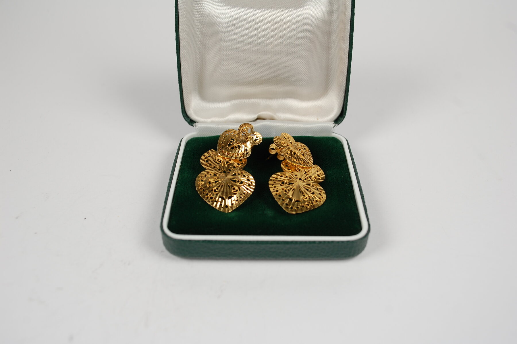 Ohrringe, 20K Gold (833 Gold), 6,64g, 3,5cm groß | MA-Shops