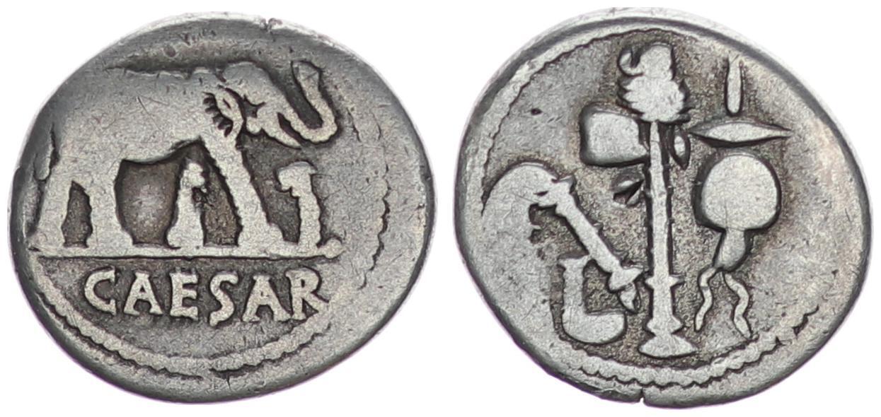 Römische Republik - Imperatorische Prägung C. Julius Caesar (100-44 v ...