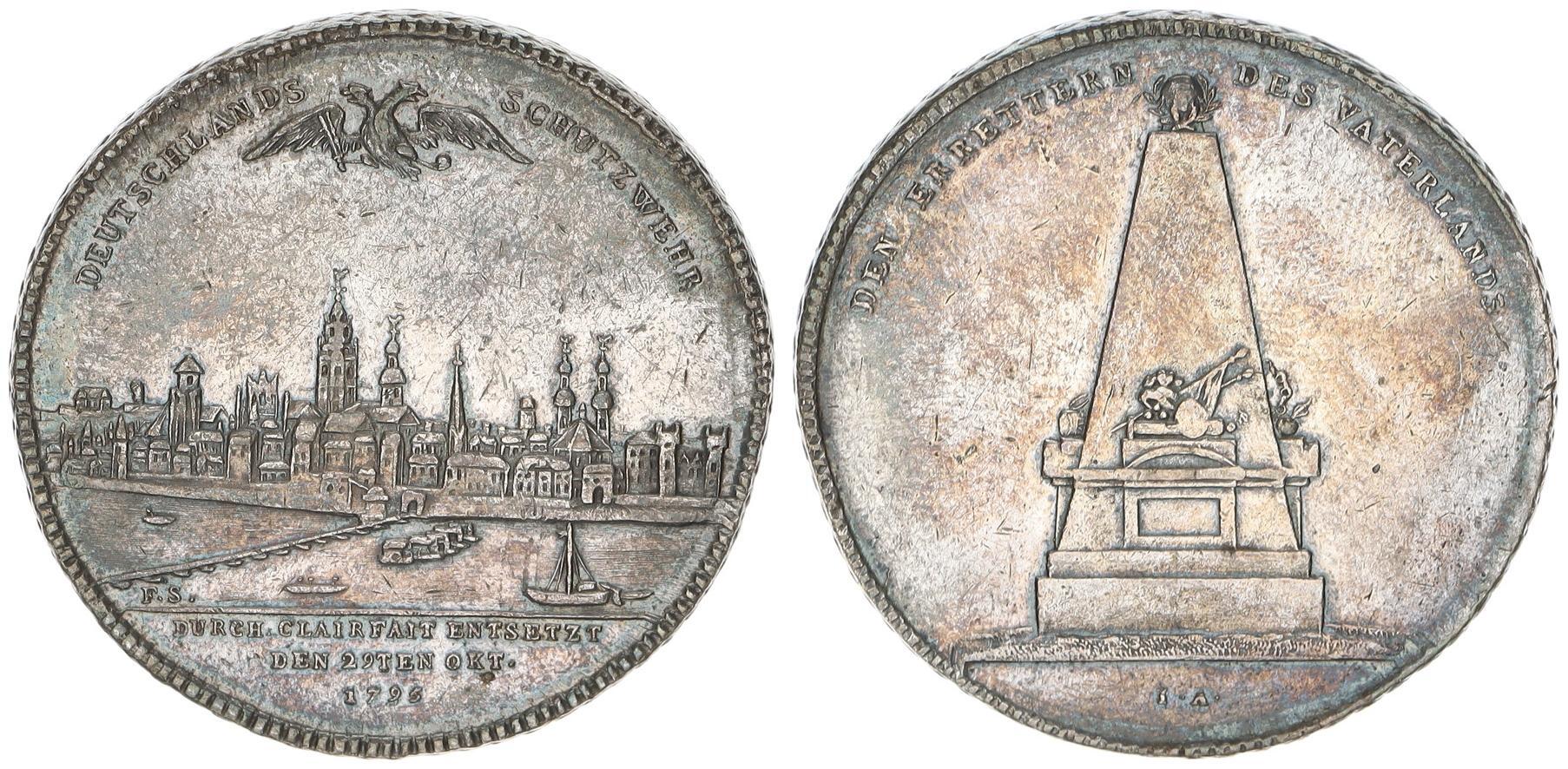 Erzbistum Mainz - Altdeutschland Taler sog. Clerfayt-Taler Erzbistum ...