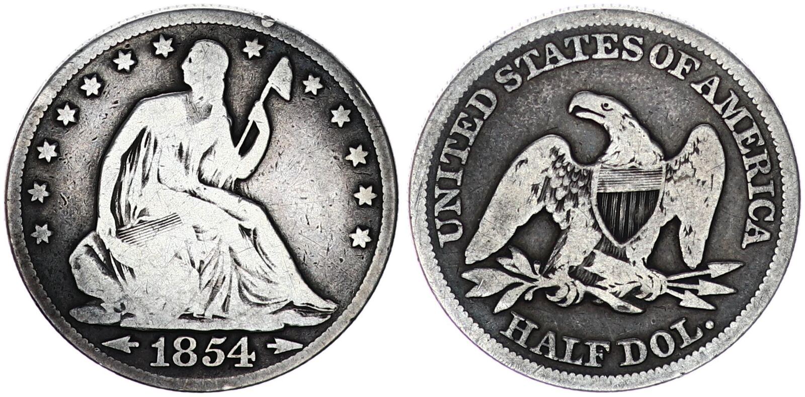 The United States of America - USA 1/2 Dollar USA Half Dollar Dollar ...