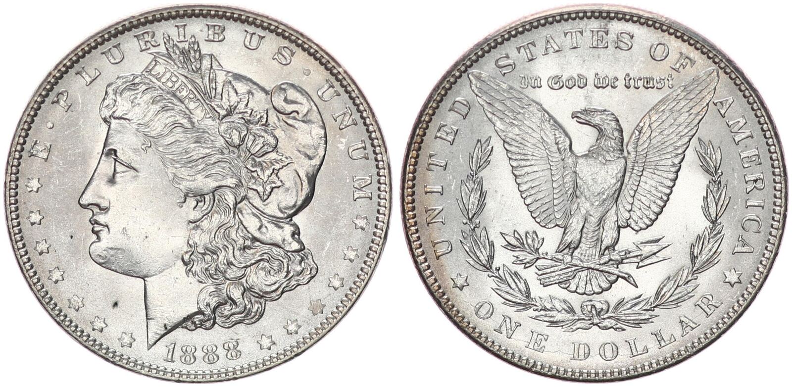 $1 Morgan Dollar USA Morgan Dollar 1888 f.st | MA-Shops