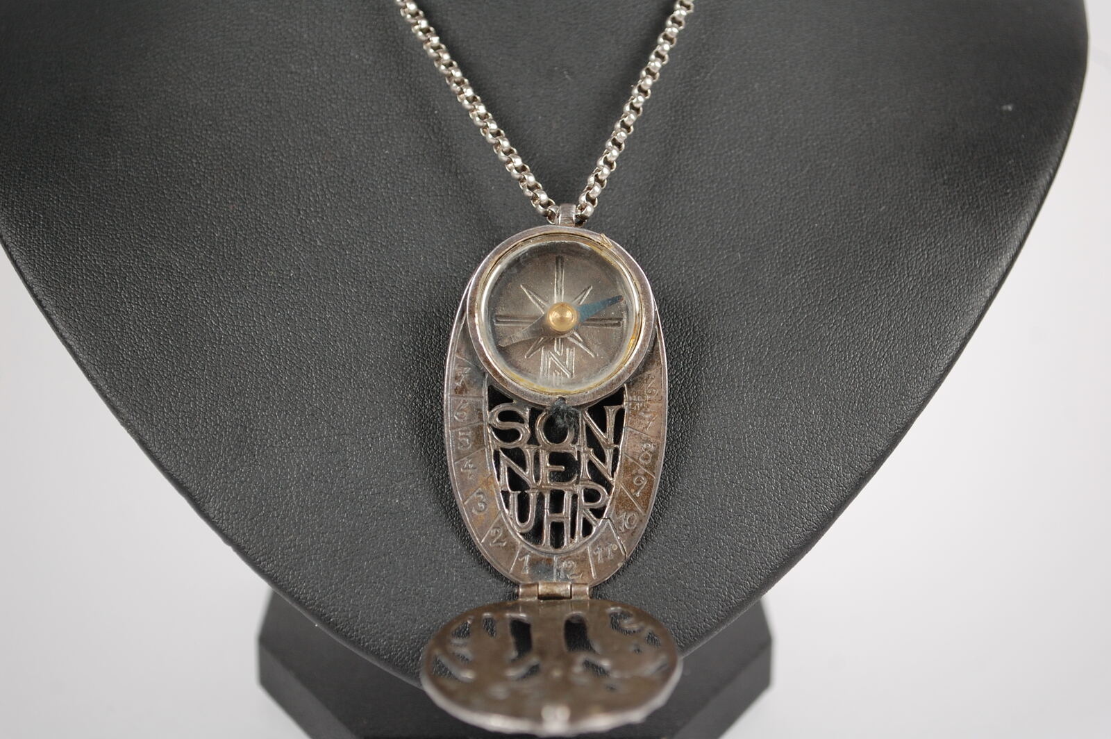 Adam & Eva Silber Kette, 800 & 925 Silber, mit Kompass, 40g, ca. 70,7cm ...