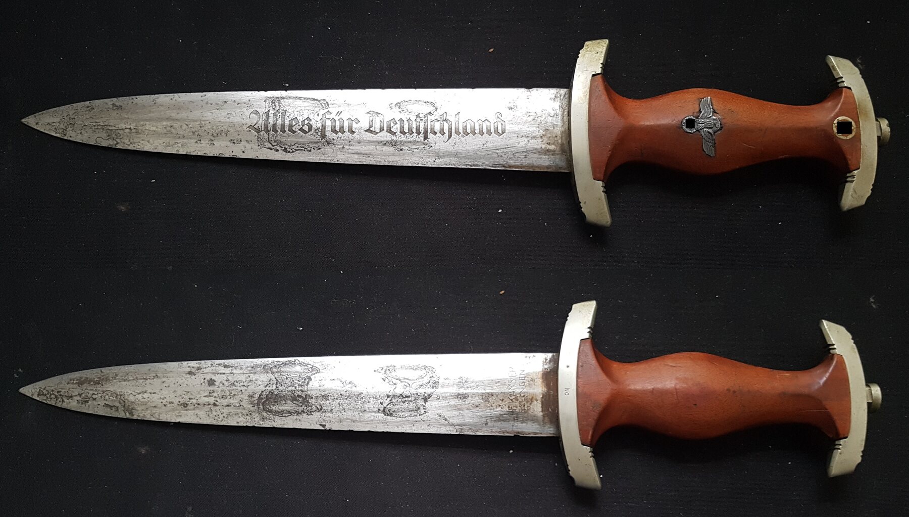 3. Reich SA Dolch mit Scheide, Alles für Deutschland mit Hersteller ...