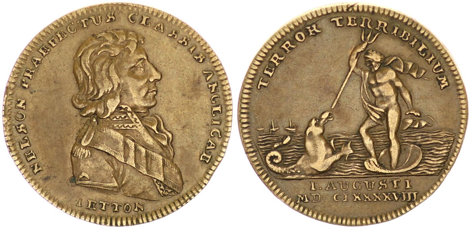 Jeton Direktorat 1798 Jeton Frankreich Direktorat Admiral Lord Nelson ...