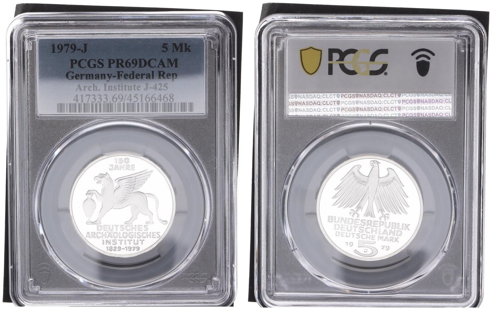 Germany-Federal Rep 5 Mark 1979-J 5 DM 1979 Archäologisches Institut ...