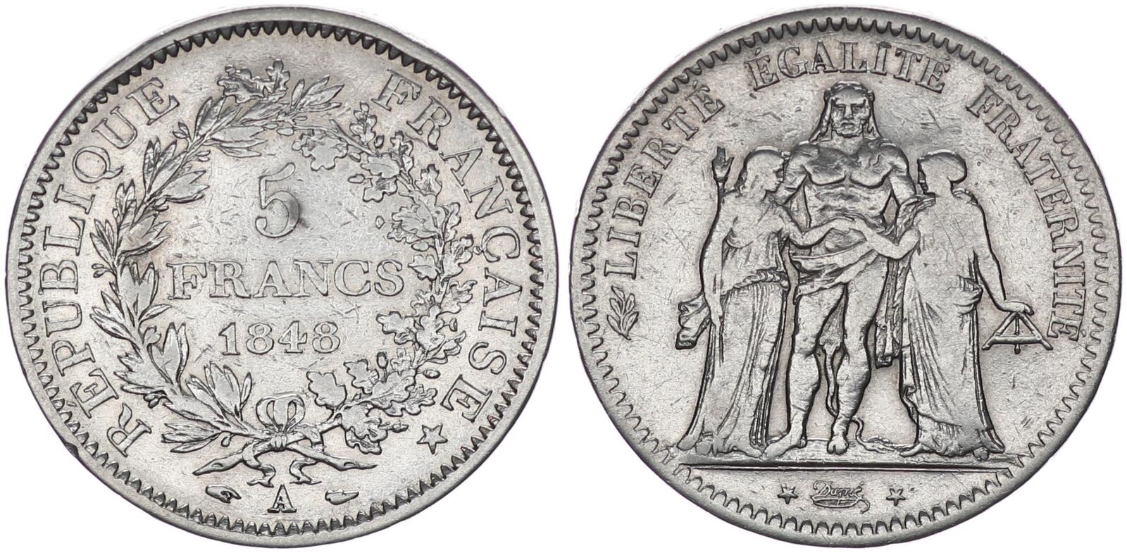 Frankreich 5 Francs 1848 A Paris - Louis Philippe I. ss | MA-Shops