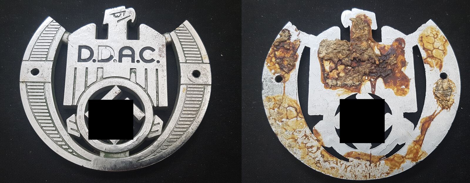 3. Reich D.D.A.C. Der Deutsche Automobil-Club Plakette guter Zustand ...