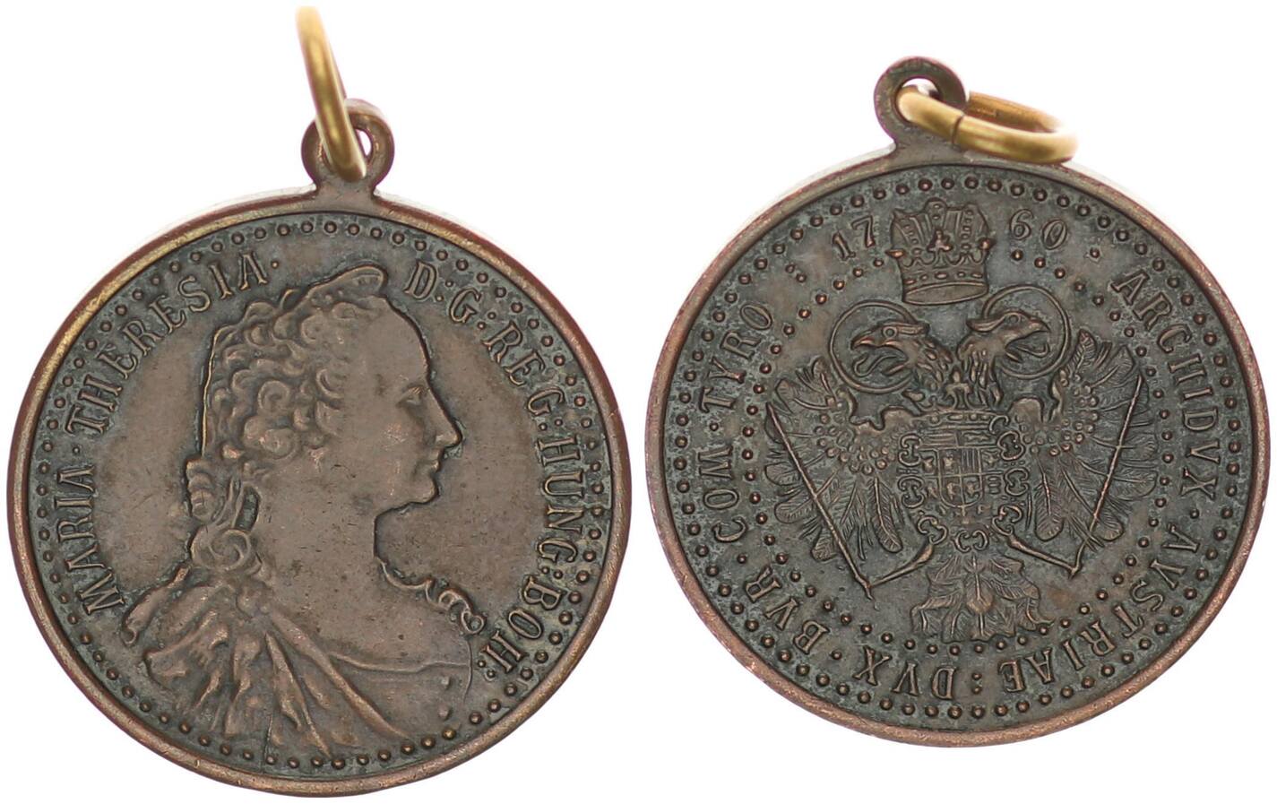 Österreich/ Kaiserreich Medaille Haus Habsburg Maria Theresia guter ...