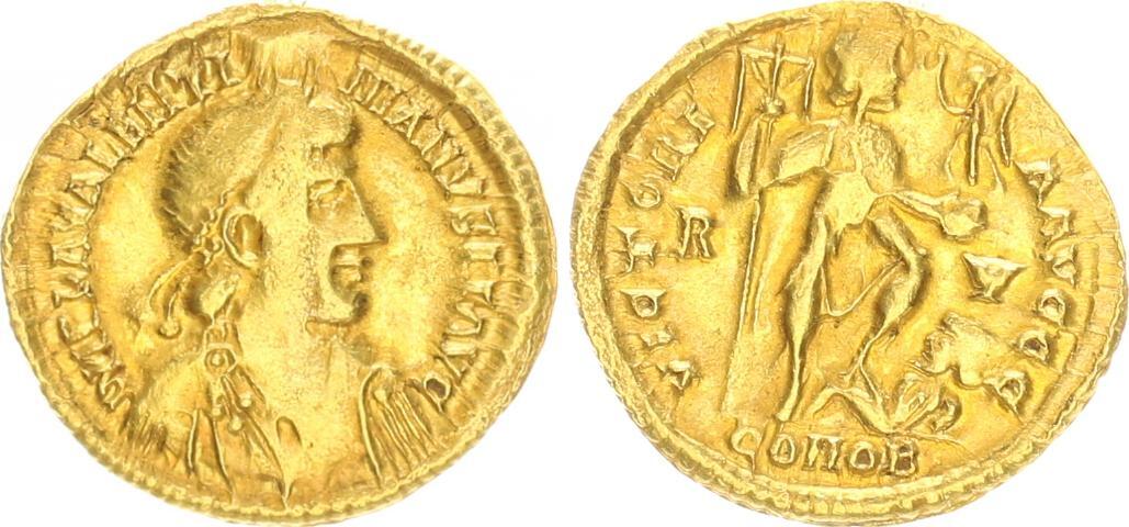 Antike - Völkerwanderung - Westgoten - Valentinian Westgoten Solidus ca ...