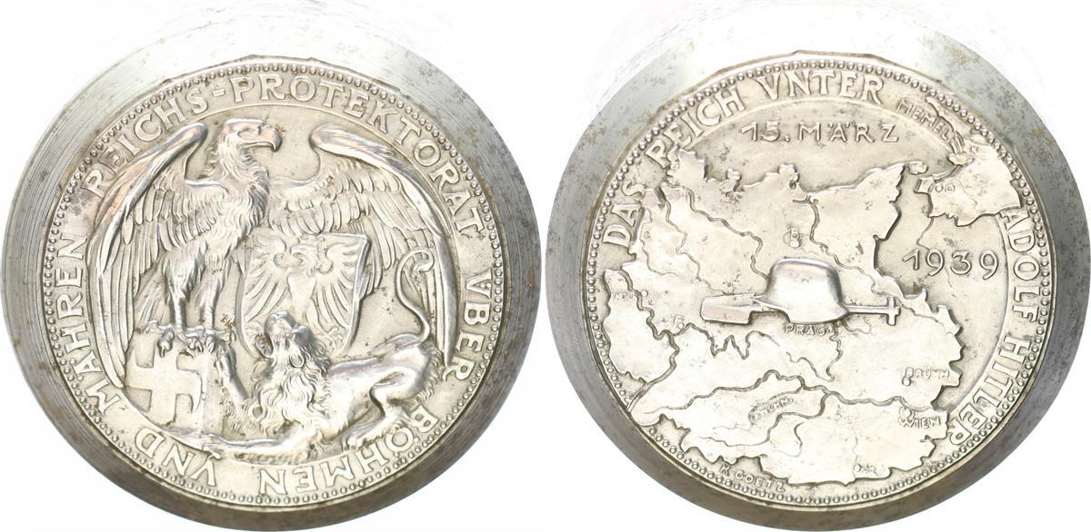 Deutschland / 3. Reich 2 Patrizenstempel Goetz Vorder- und Rückseite Prägestempelpaar (Patrizen ...