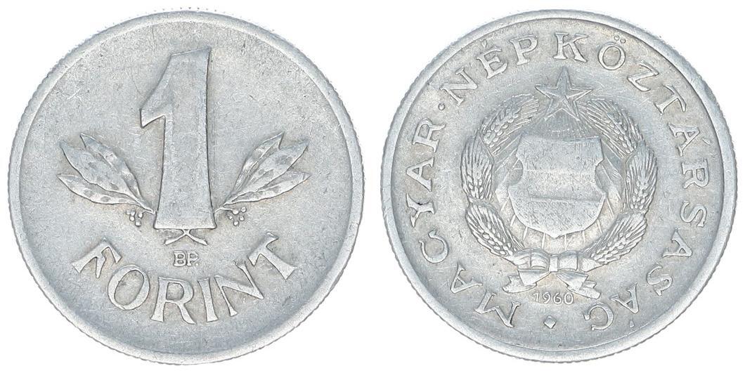 Ungarn 1 Forint 1960 ss-vz | MA-Shops