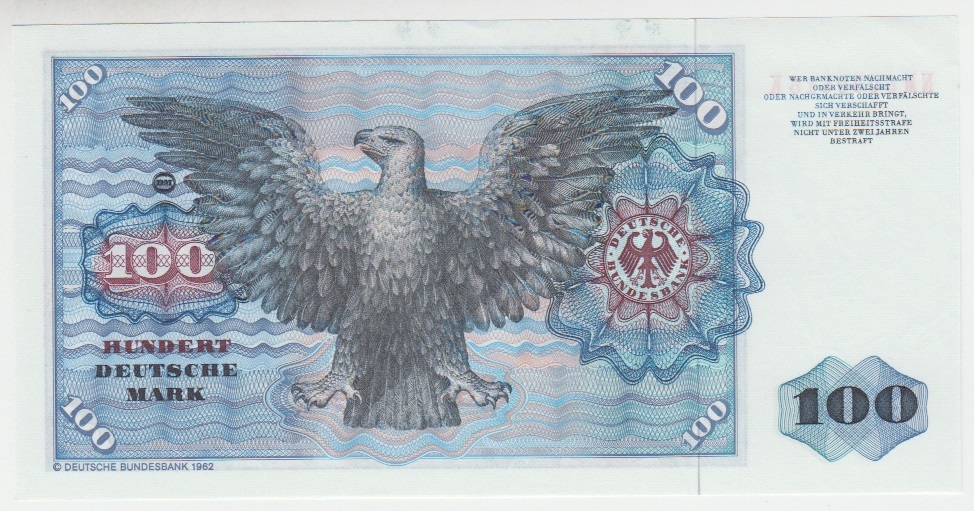 Deutschland 100 DM Banknote 1980 kassenfrisch | MA-Shops