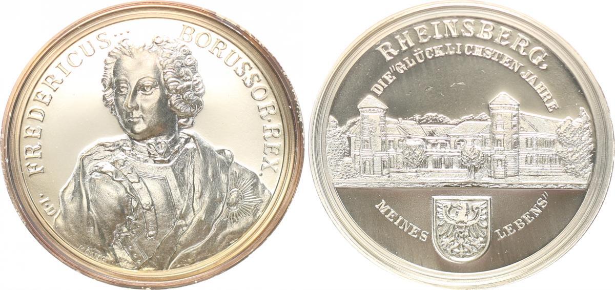 Deutschland / Preußen Medaille o.J. Fredericus Borussorum Rex ...