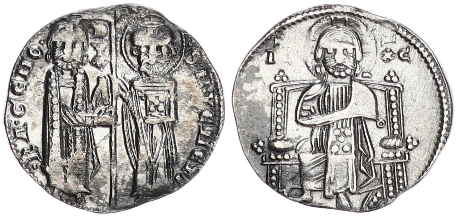 Mittelalter - Italien Silber Grosso 1253 - 1268 Silbergroschen Ranieri ...