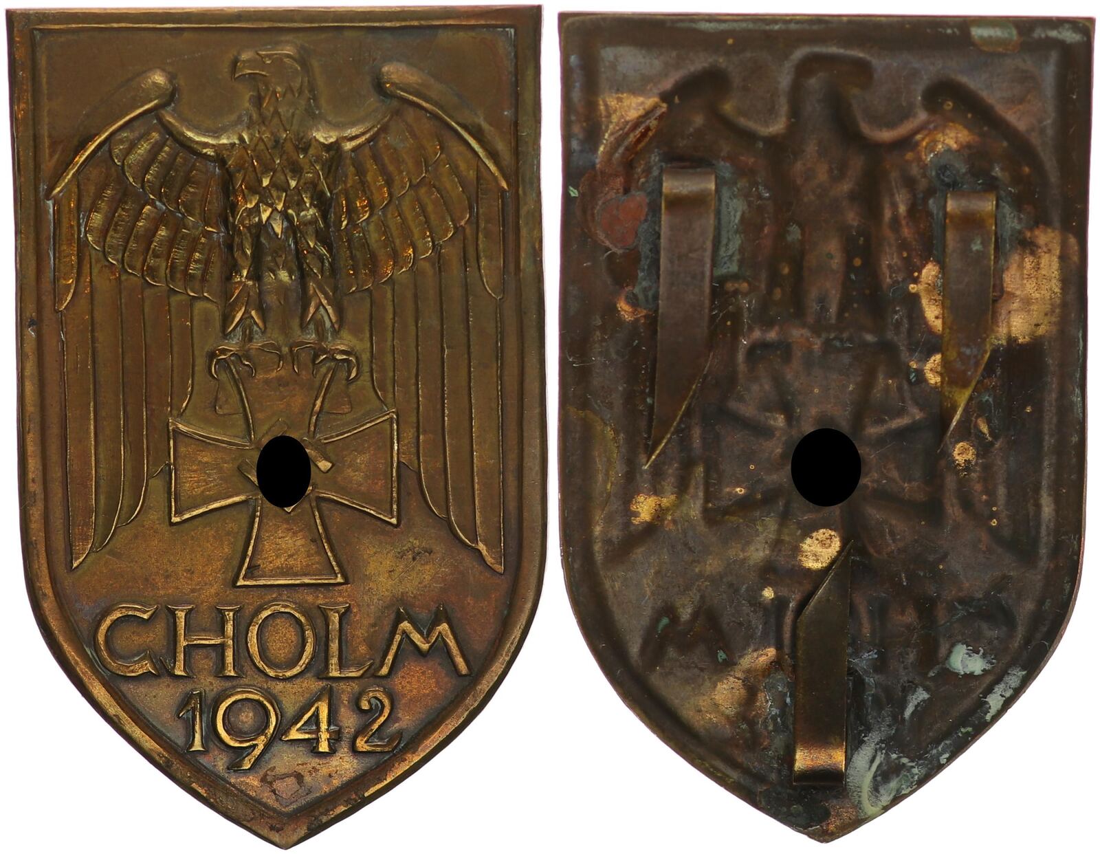 3. Reich Orden 1942 Cholm Ärmelschild sehr guter Zustand ...