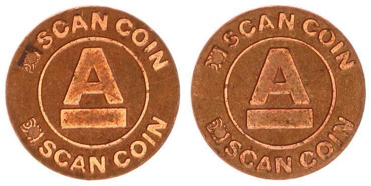 Deutschland 1 Cent Probe "Scan Coin" 2002 ??? 1 Cent Probe Scan Coin ...