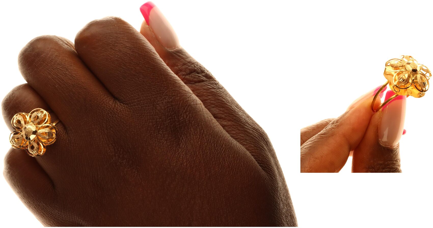 21 Karat Gold Ring Ringgröße 56-57 Siehe Fotos | MA-Shops