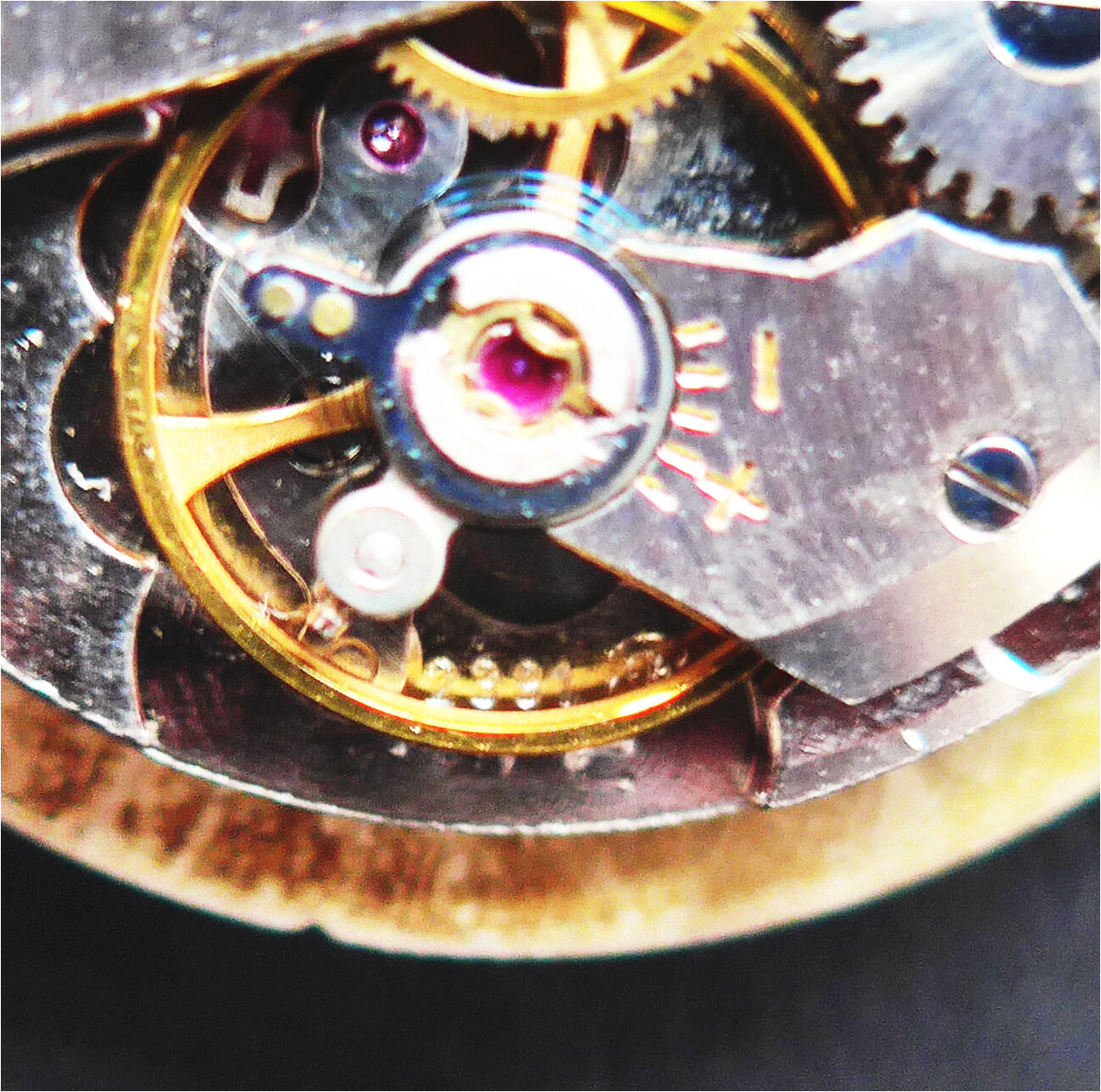 Schweiz, Herren ARMBANDUHR - Uhrwerk, ca. 1960 ETA 2391: gut erhaltenes ...