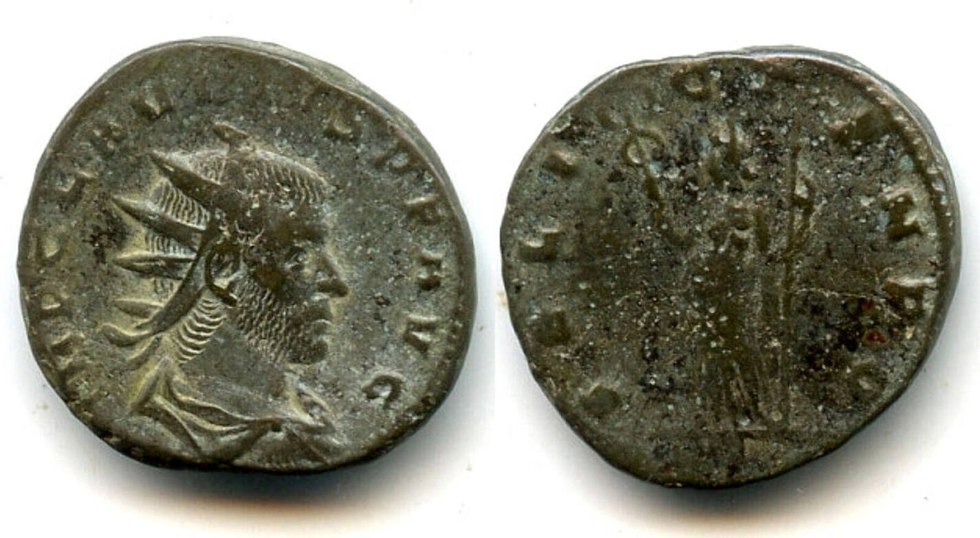 Antike antoninianus 268-270 AD FELIC TEMPO of Claudius II, Rome mint ...
