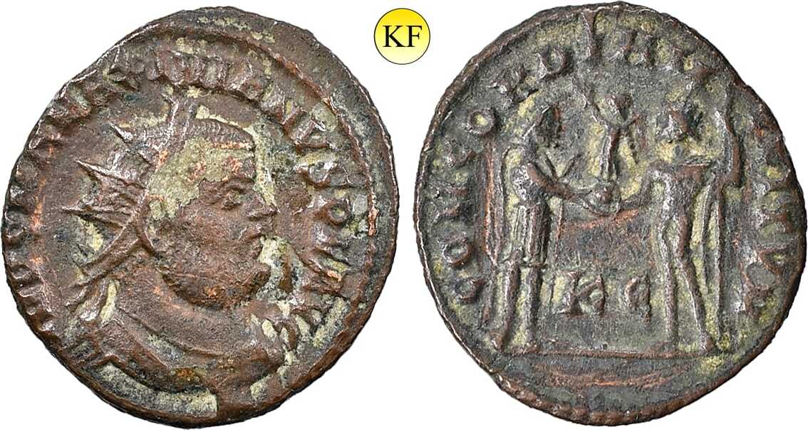 Römisches Kaiserreich Antoninian 293, Cyzikus, Maximianus Herculius 286 ...