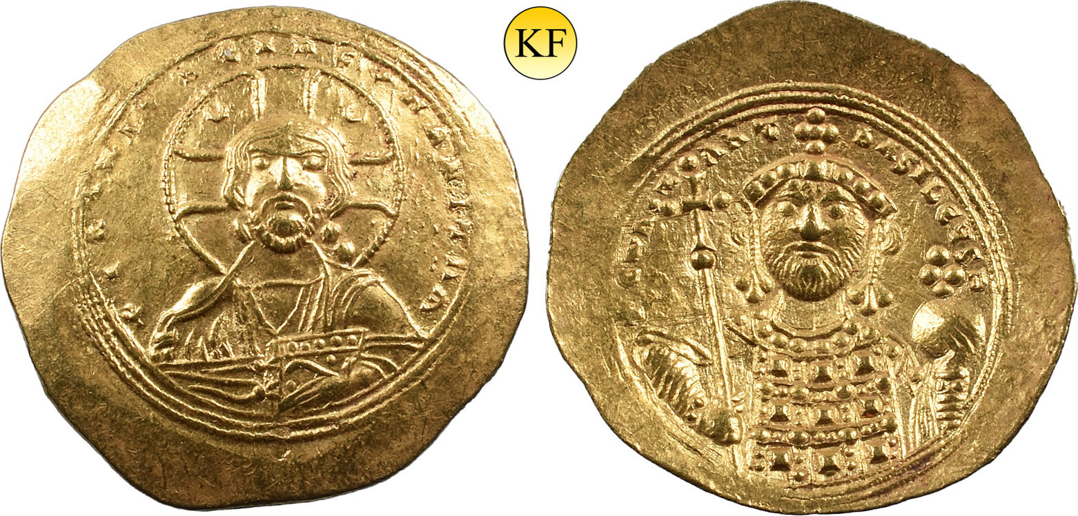 Byzanz Histamenon nomisma Constantinus IX. 1042-1055 besser als ...