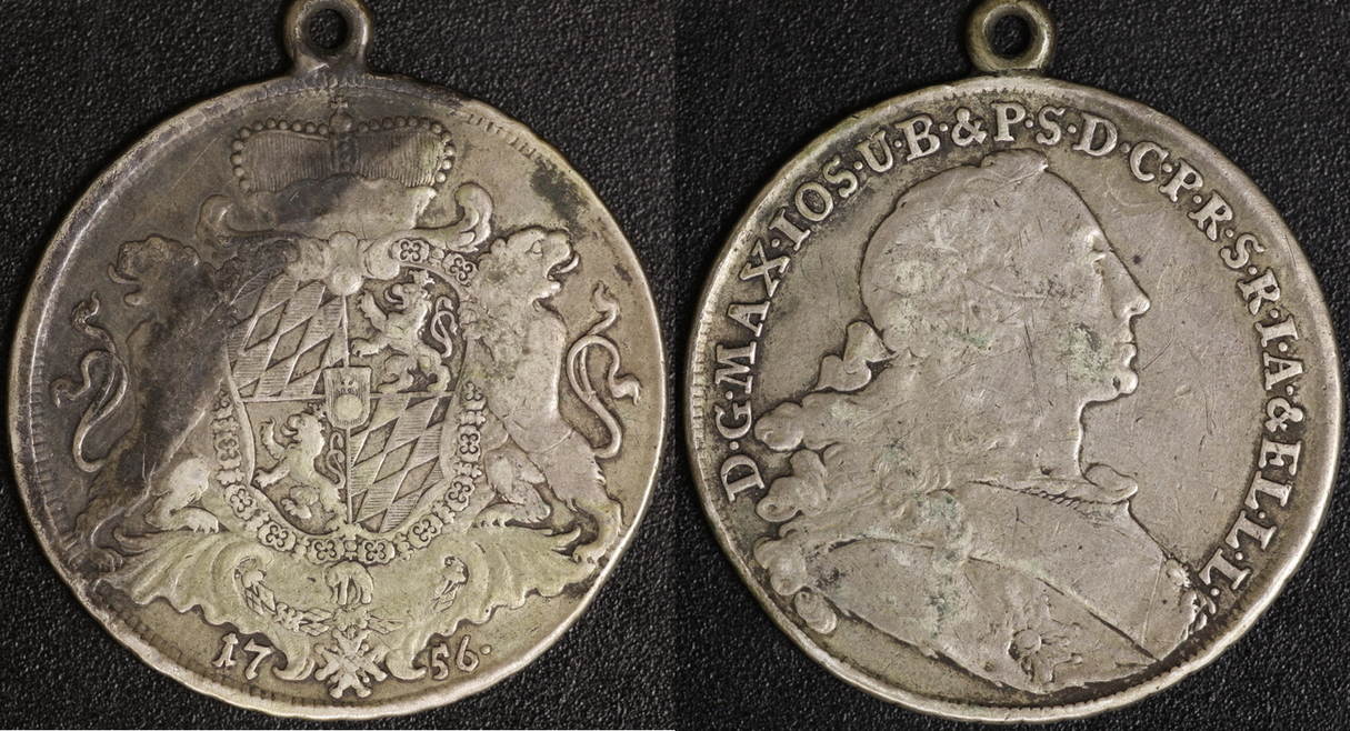 Bayern Wappentaler 1756 Maximilian III. Joseph Henkel | MA-Shops