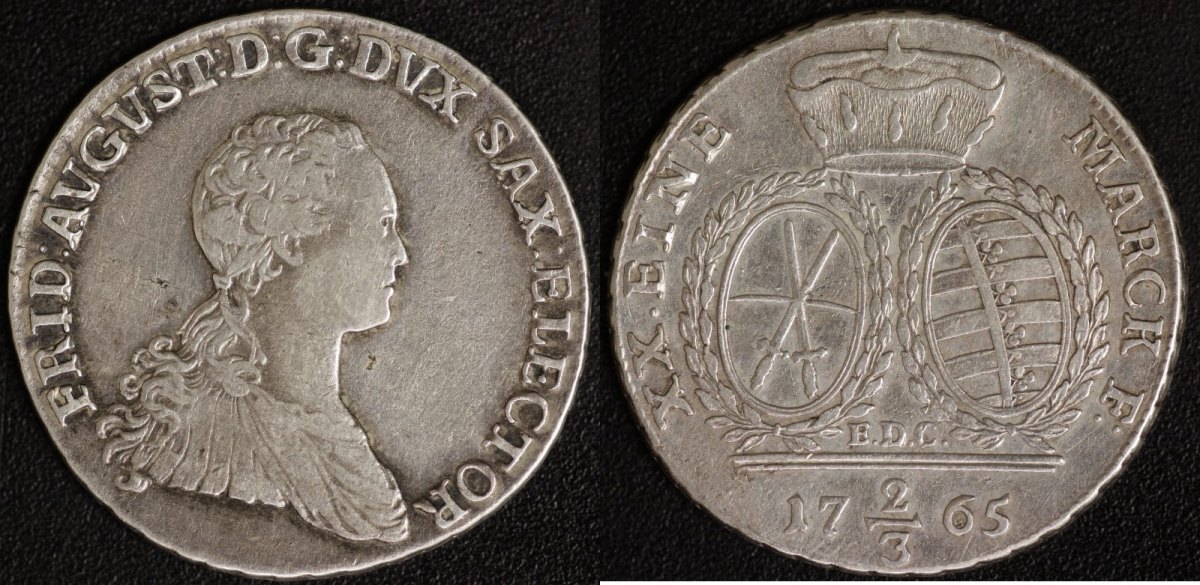 Sachsen 2 3 Taler 1765 Friedrich August III Ss MA Shops sachsen-2-3-taler-1765-friedrich-august-iii-ss-ma-shops
