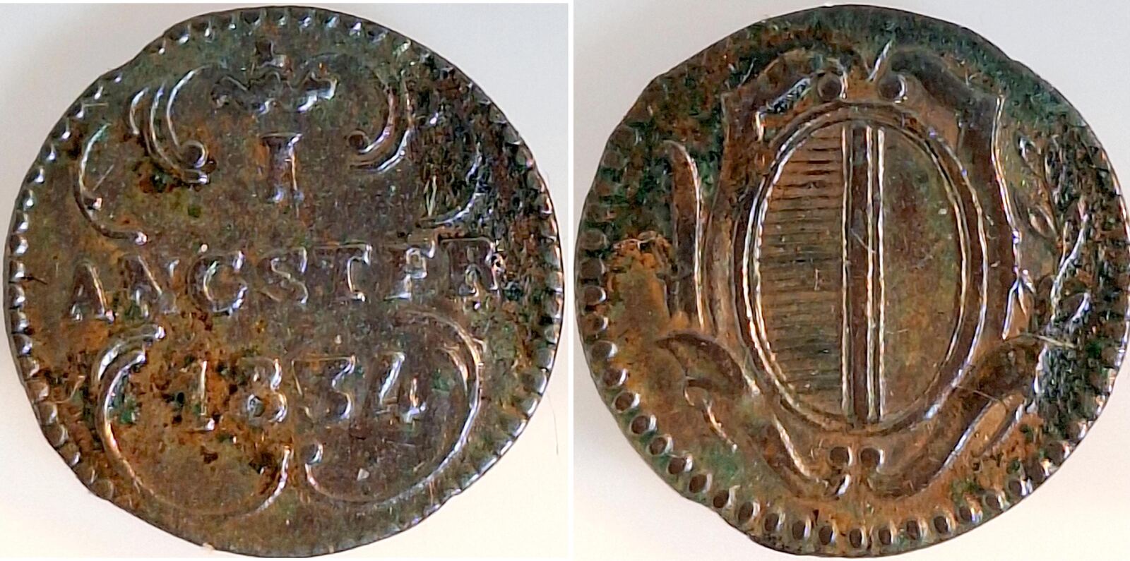 Schweiz 1 Angster Luzern 1834 3.0 sehr schön | MA-Shops