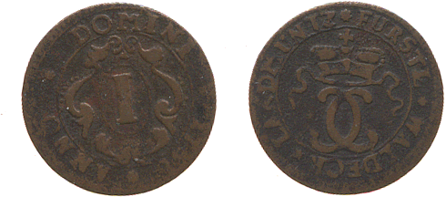 Waldeck 1 Pfennig 1758 s+ | MA-Shops