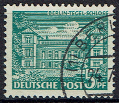 1 Wert 1949 Berlin, Mi-Nr. 44 I, Freimarken: Berliner Bauten gestempelt | MA-Shops