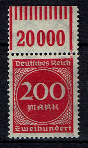 Deutsches Reich 200 Mark Briefmarke