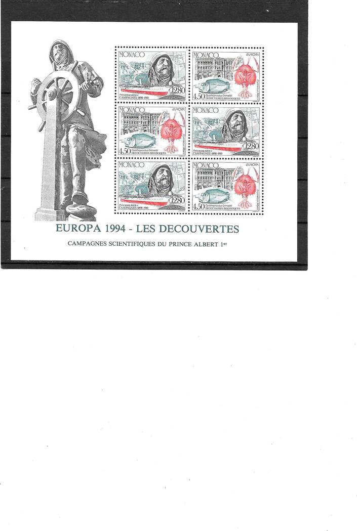Monaco 1994 Kat.Nr. (2179) Block 63 - Kat.Wert 12,- postfrisch | MA-Shops