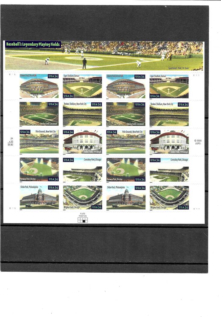 USA 2001 Kat.Nr. 3464/73 auf Folienbogen - Kat.Wert 18,- postfrisch ...