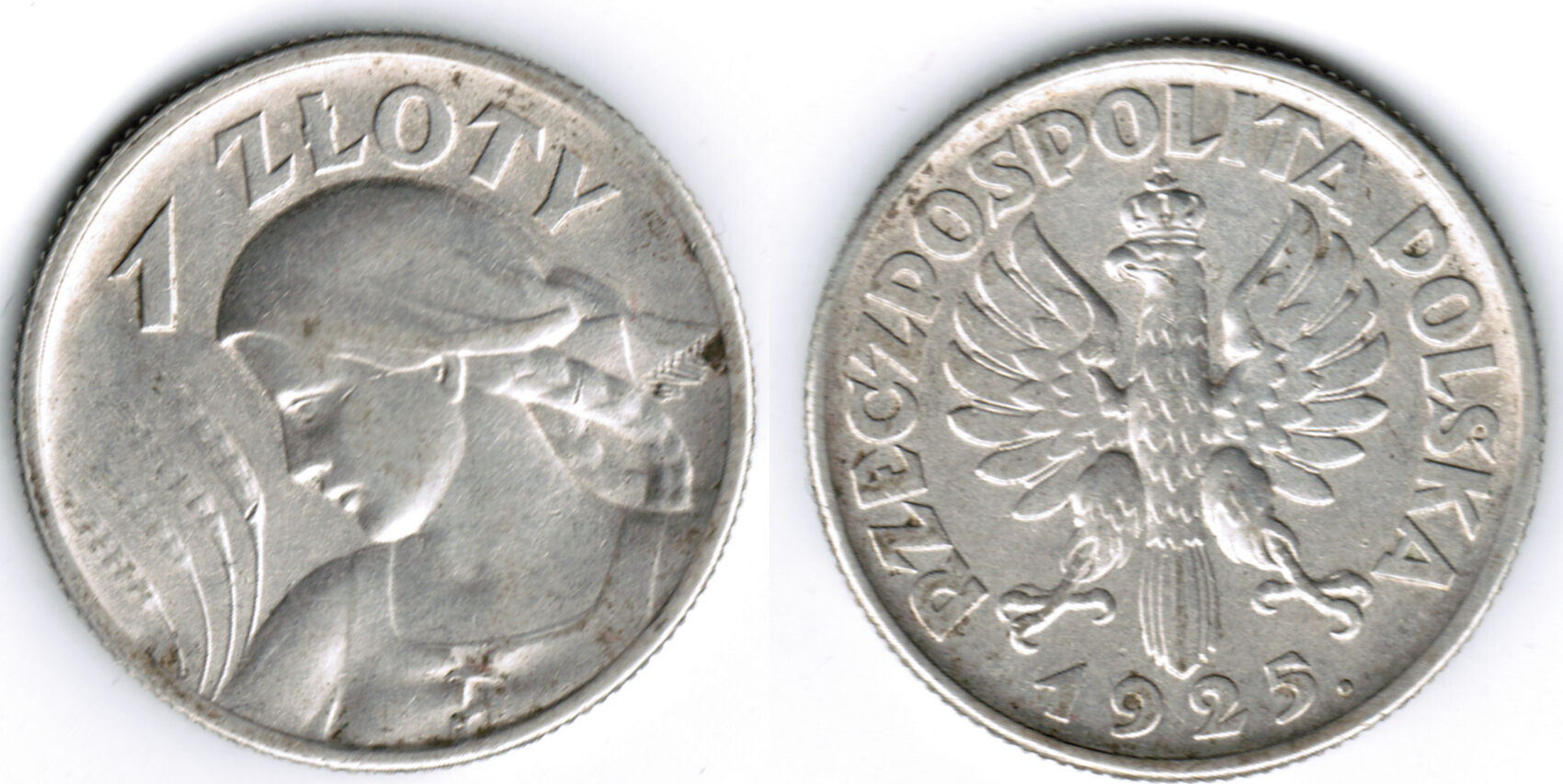 Polen, Kursmünze 1 Zloty 1925, Erhaltung siehe Scan vorzüglich | MA-Shops