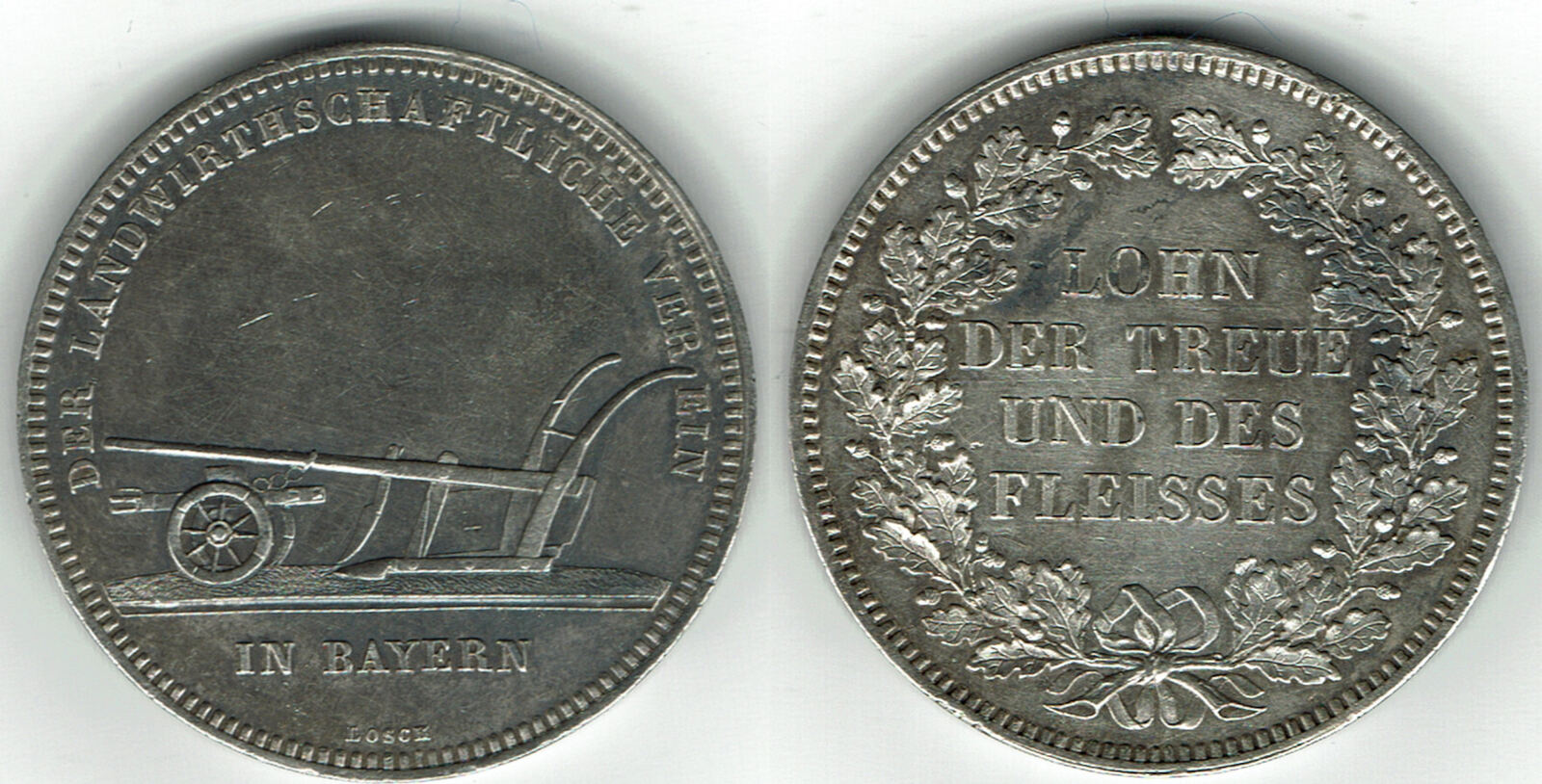 Deutsches Kaiserreich - Bayern Silbermedaille ohne Jahr ...