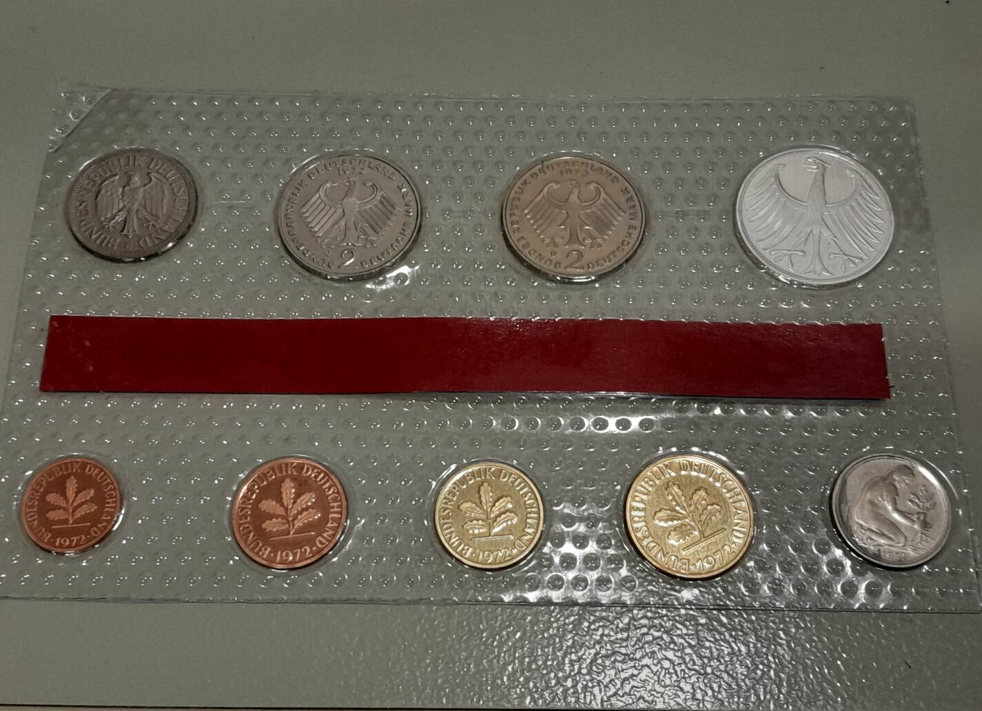 Deutschland 8,68 DM (1 Pfennig - 5 Mark) BRD, Offizieller ...