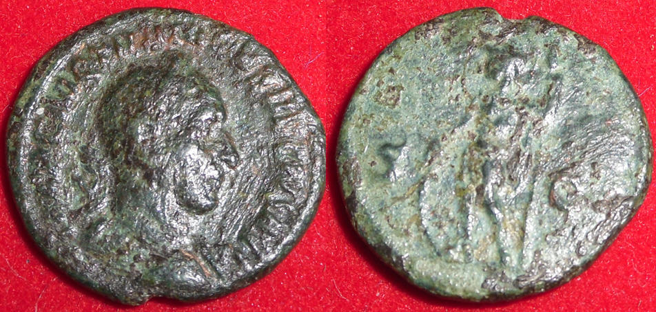 Römische Kaiserzeit - Trajanus Decius 249-251 n.Chr. AE-Semis Trajanus ...