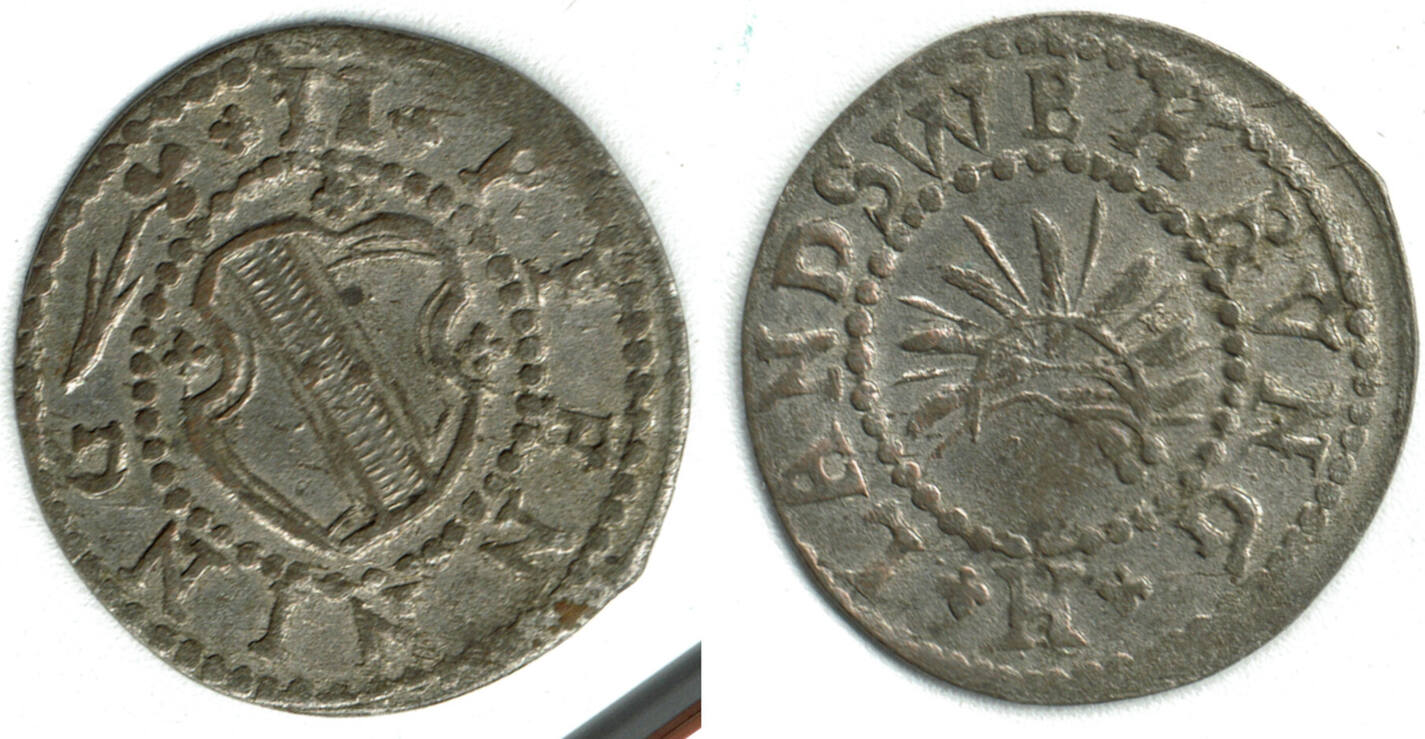 Altdeutschland - Baden-Durlach Baden-Durlach, 2 Pfennig, Friedrich VII ...