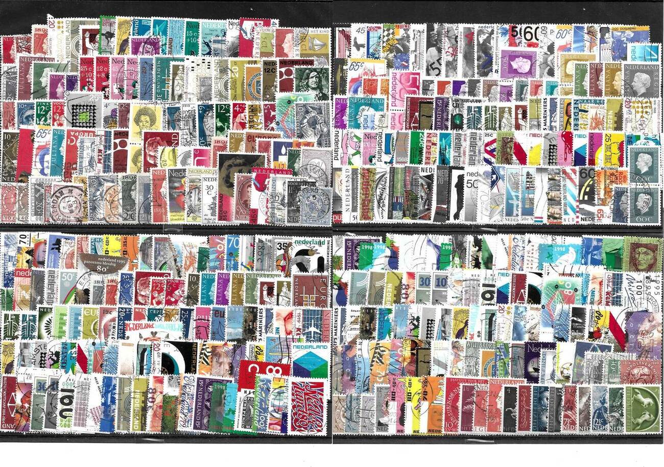 Niederlande Lot von 500 meist versch. Marken gestempelt/ungestplt. | MA ...