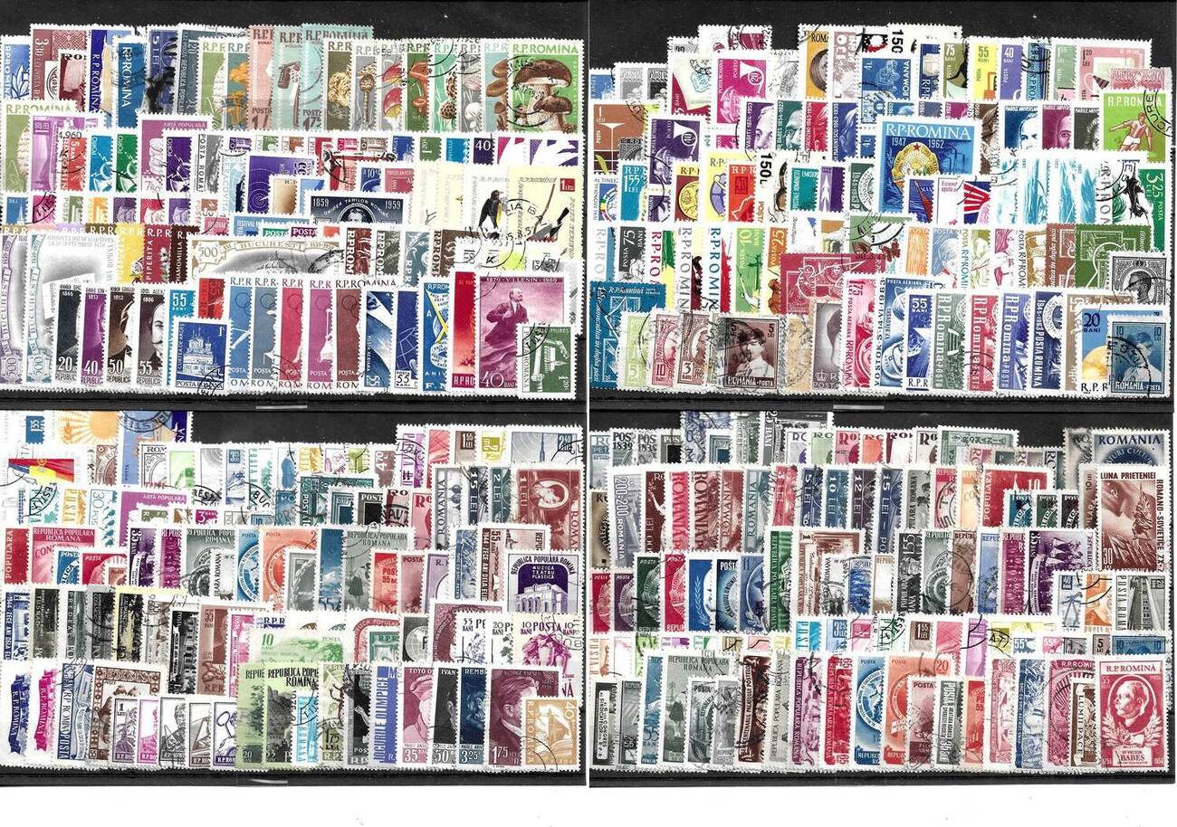 Rumänien Lot von 500 meist versch. Marken gestempelt/ungestplt. | MA-Shops