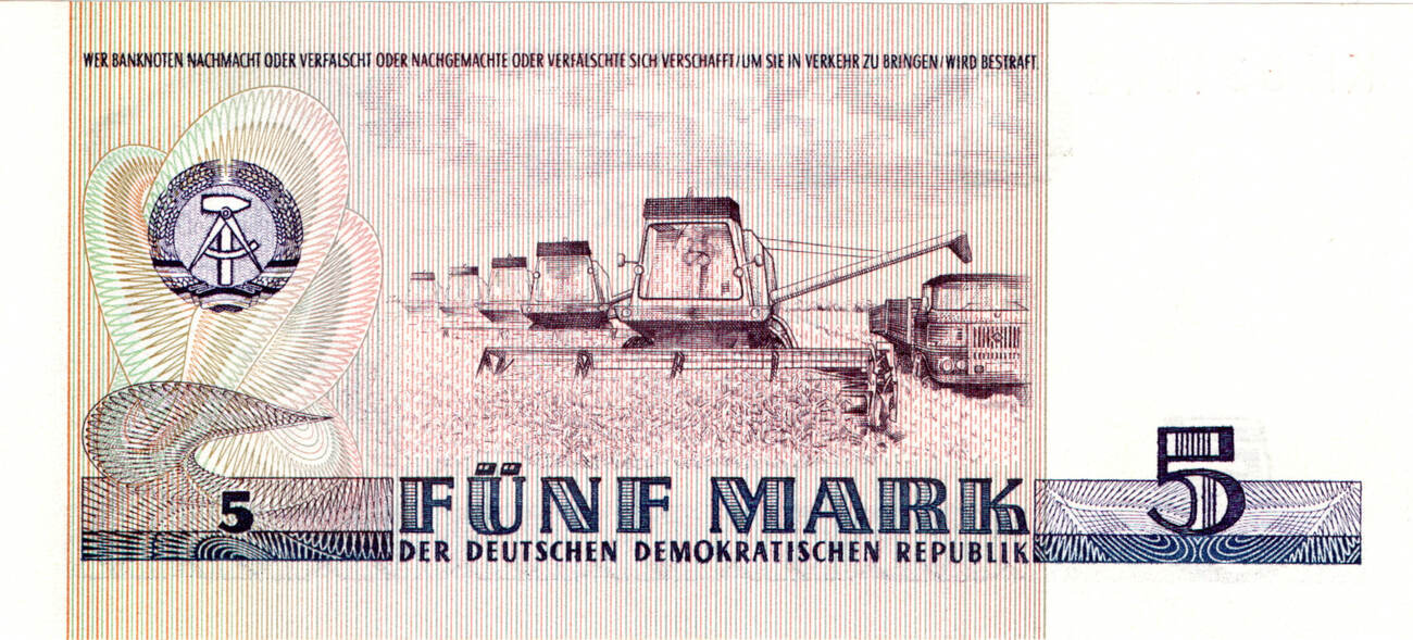 Deutsche Demokratische Republik DDR 1975, 5 Mark, Ro. 361 I- | MA-Shops