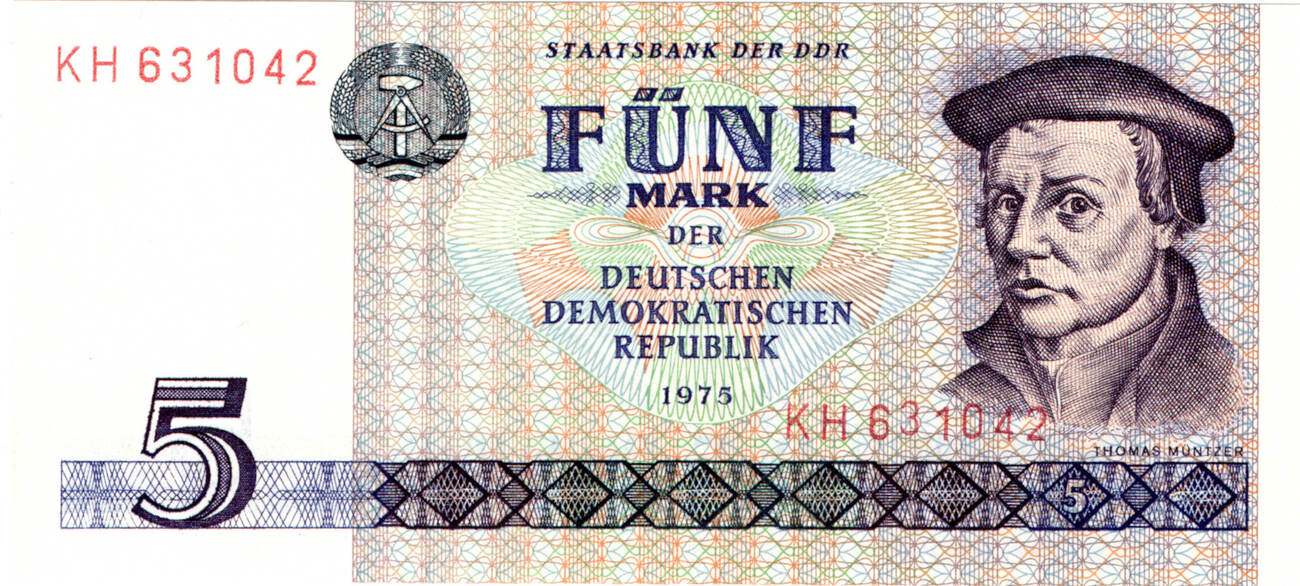 Deutsche Demokratische Republik DDR 1975, 5 Mark, Ro. 361 I- | MA-Shops