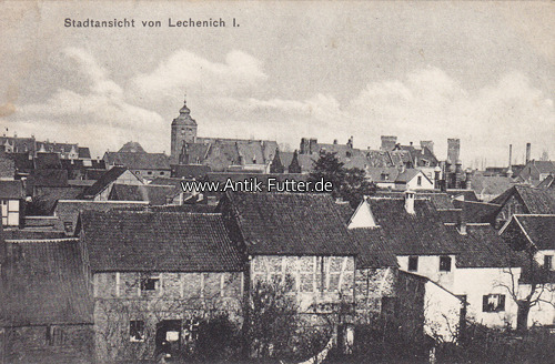Lechenich/Erfstadt 1910 Ansichtskarte / Postkarte / Stadtansicht von ...